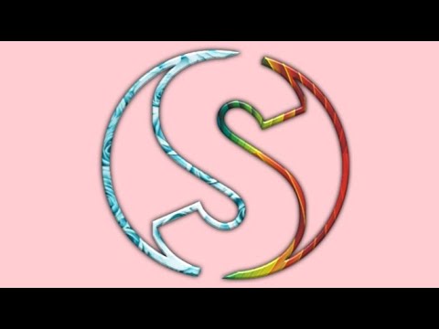 How To Create Text Logo|| S Professional Logo Design