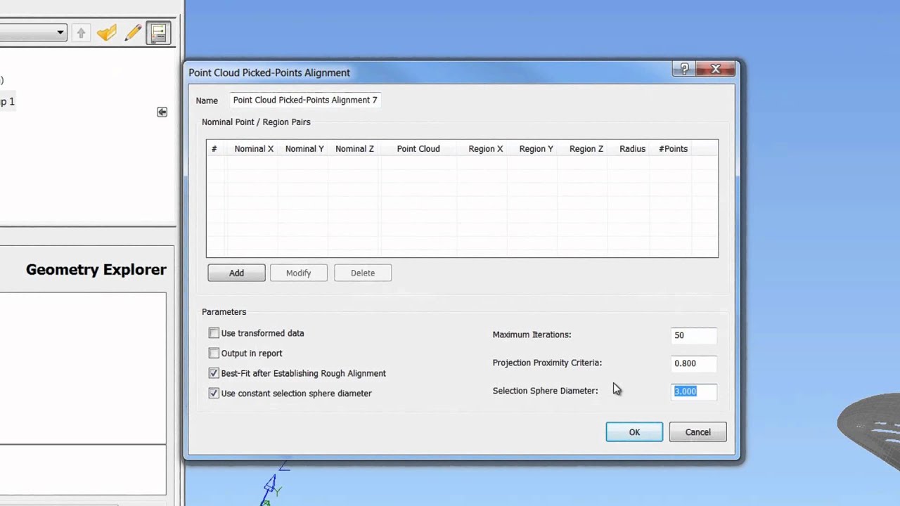Picked Points Alignment - PowerINSPECT 2015R2