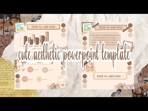 Cute Aesthetic Powerpoint Template Free🍑 || ppt#02