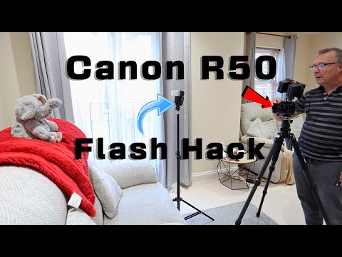 Canon R50: Using off-camera flash (5811C003)