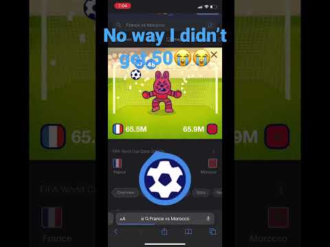 Mini World Cup there is no way I did not get 50 goals France vs Morocco google doodle