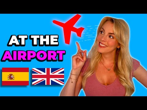 Airport Vocabulary - English and Spanish