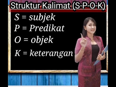 Struktur Kalimat (SPOK)