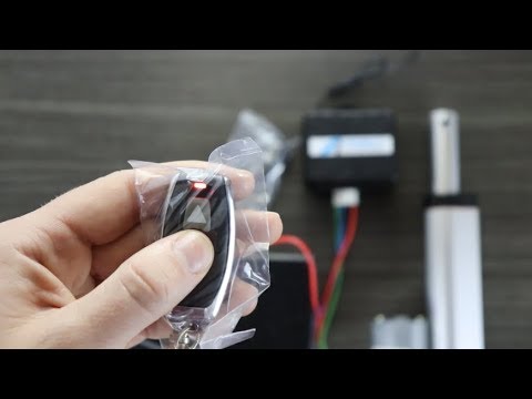 How to wire a 2 channel remote control to a linear actuator - Actuator remote controls explained