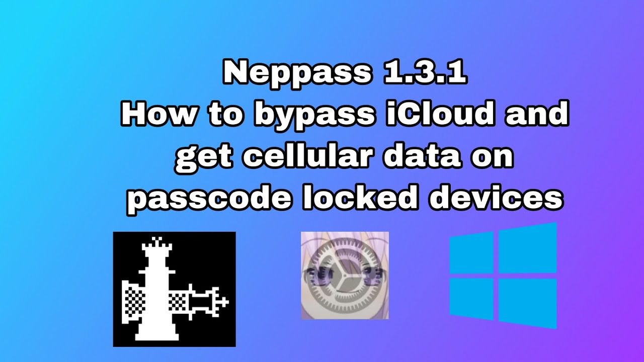 UNTETHERED CELLULAR FIX WITH PASSCODE LOCKED PHONES (Neppass 1.3.1)