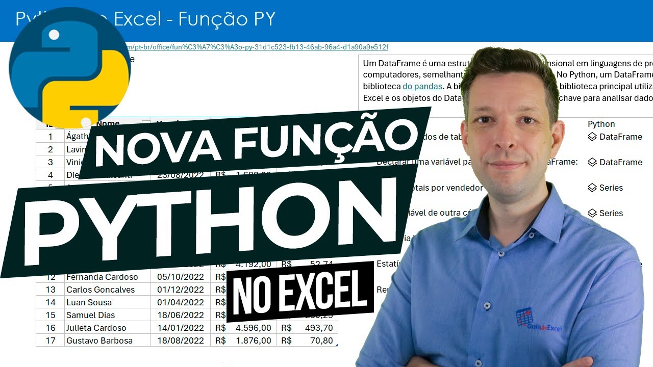 [Excel] Função PYTHON - PY