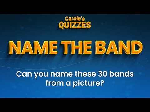 Name The Band Trivia Quiz : Can You Name These 30 Bands From A Picture?