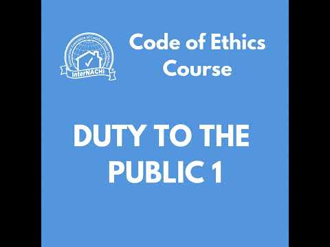 Episode 433: Duty to the Public 1: Code of Ethics Course