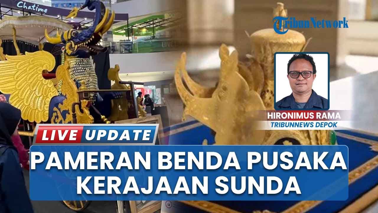 Pusaka Kerajaan Sunda Dipamerkan di Mal, Warga Kagumi Mahkota Binokasih ...