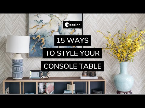 Interior Design | 15 Stylings For Your Console Table in the Living Room and Entryway