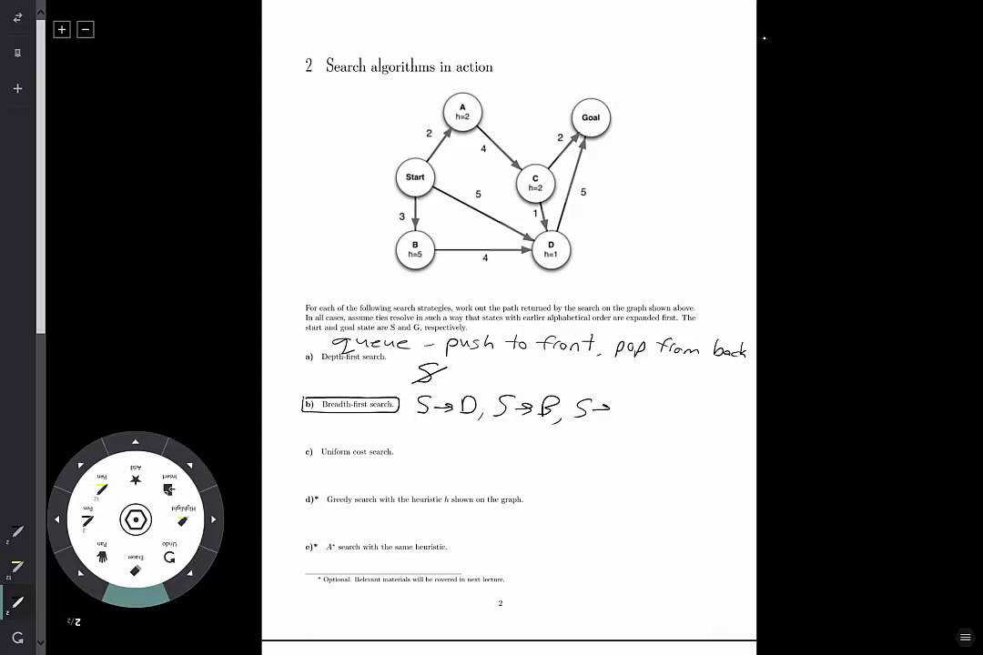 Spring 2016 Section 1 (Search) Solutions