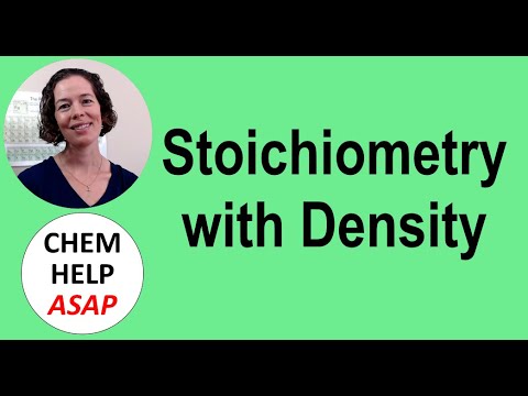 Stoichiometry Using Density — Overview & Examples - Expii