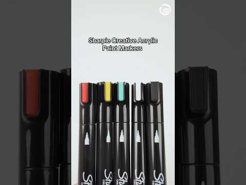 Better than POSCA?! Sharpie Creative Acrylic Paint Markers Test!