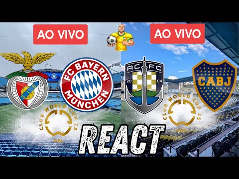 🔴 AO VIVO: BENFICA X BAYERN - AUCKLAND CITY X BOCA JUNIORS - 3ª RODADA | FASE DE GRUPOS