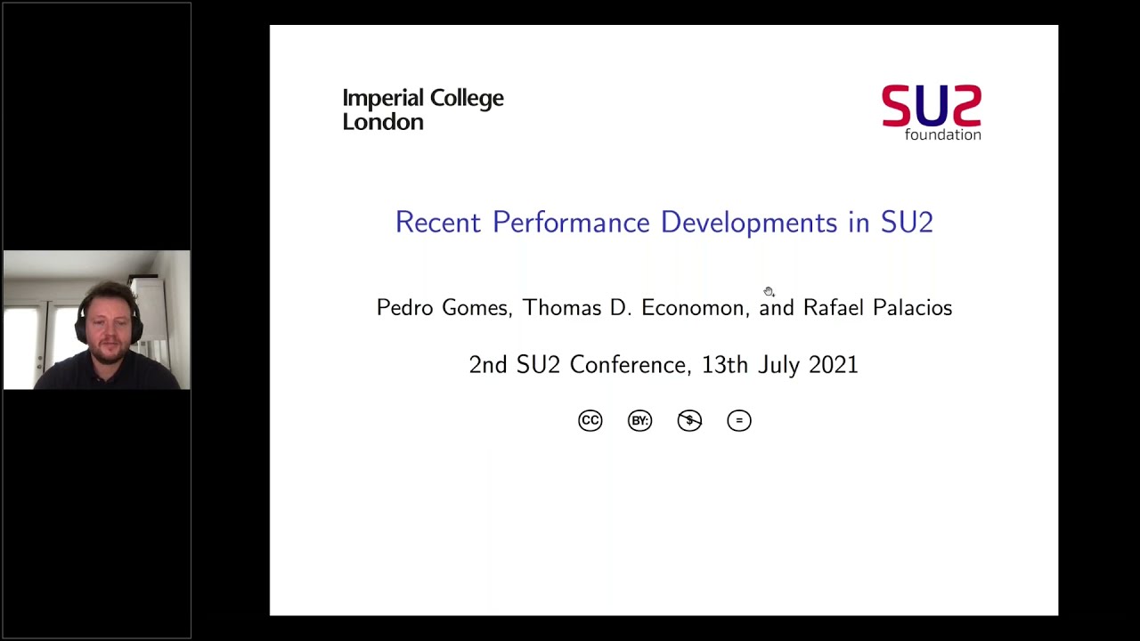 SU2 Conference 21: Recent Performance Developments in SU2
