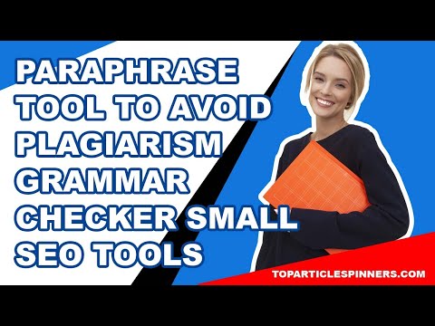 Paraphrase Tool To Avoid Plagiarism - Grammar Checker Small Seo Tools