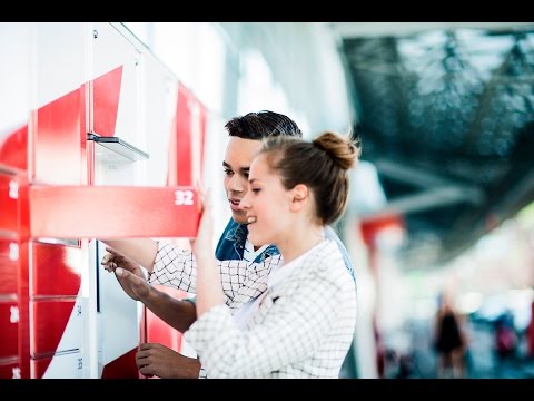 How does your client collect a parcel from a parcel locker?