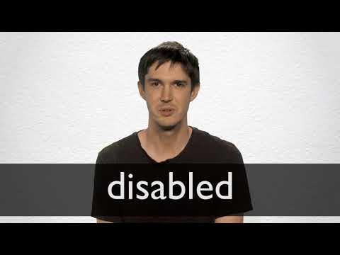DISABLED definition and meaning | Collins English Dictionary