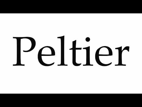 How to Pronounce Peltier