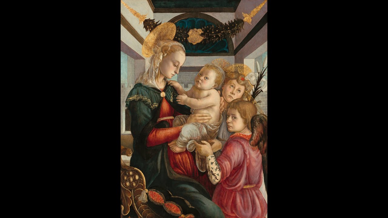 Sandro Botticelli: Madonna and Child with Angels, c1465 and 1470
