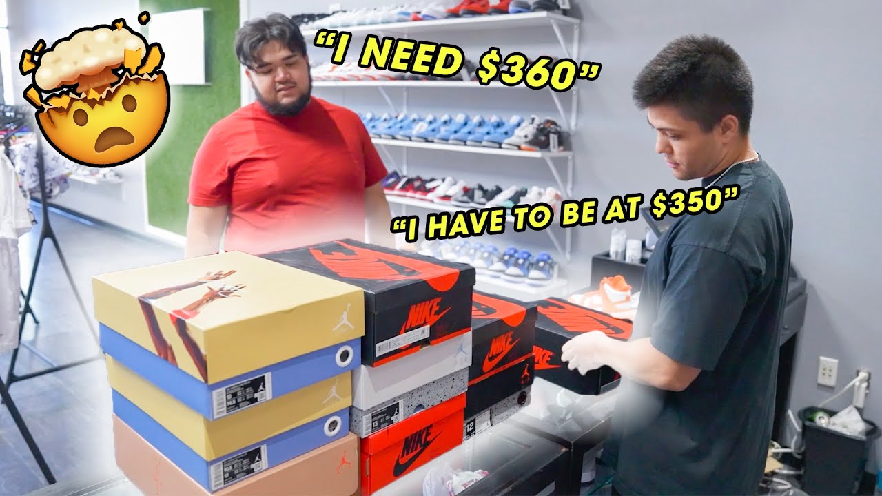 BUYING OUR CUSTOMERS ENTIRE SNEAKER COLLECTION! *He Brought Us Heat*