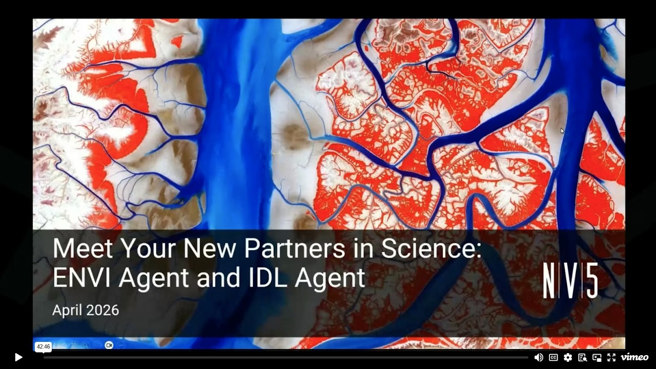 Meet Your New Partners in Science: ENVI Agent and IDL Agent