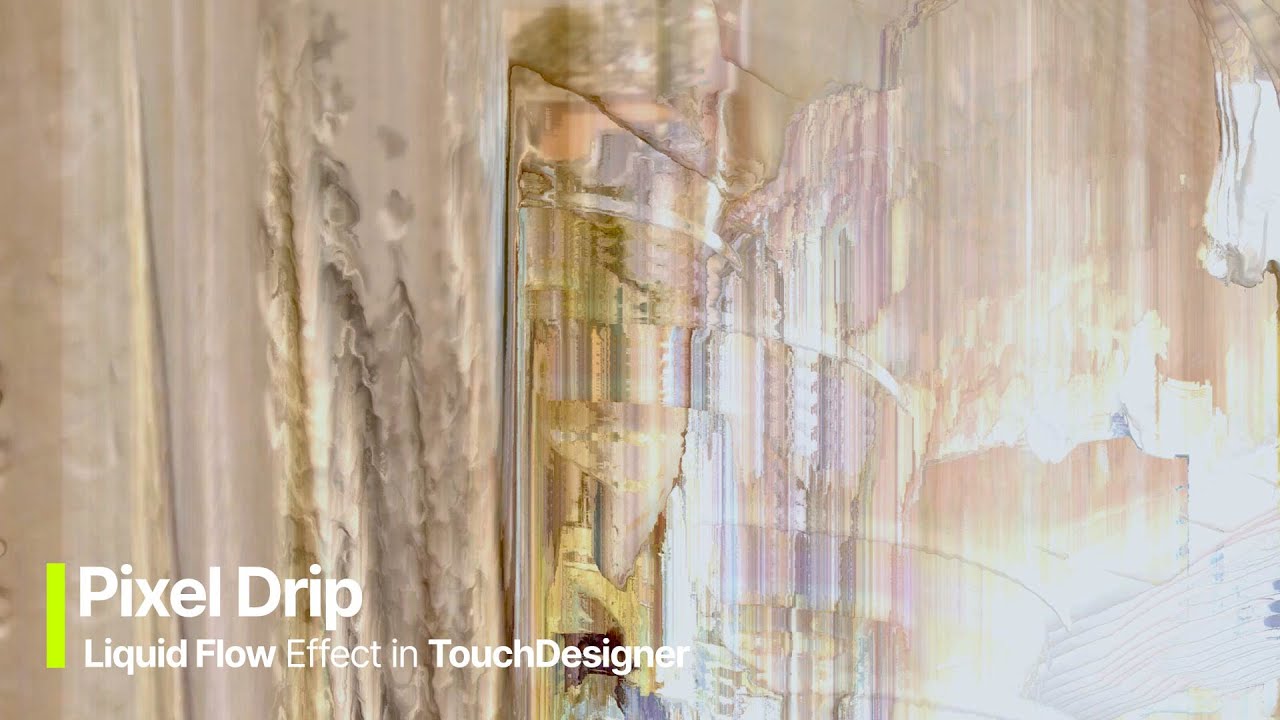 Pixel Drip [TOUCHDESIGNER TUTORIAL]