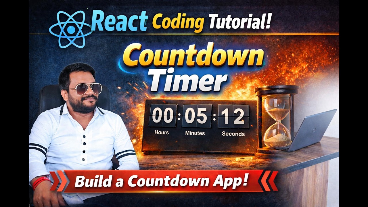React Countdown Timer | Machine Coding Round | Step-by-Step Guide