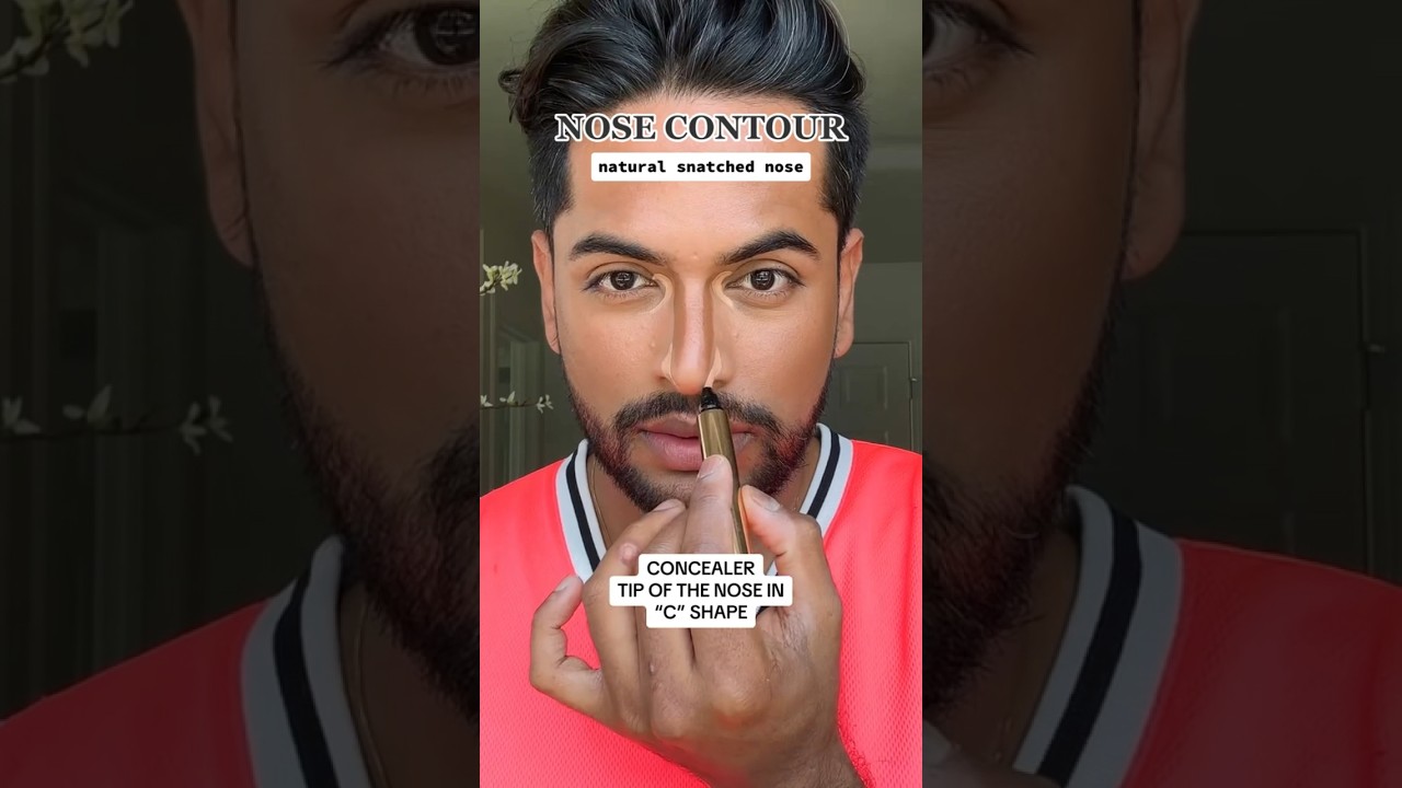 East Nose Contour Tutorial 👍🏽 #makeuptutorial #contour #makeup #makeupartist #minimalmakeup