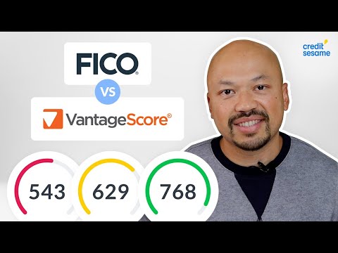 What is a FICO score vs. VantageScore?