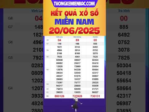 Kết quả xổ số miền Nam hôm nay ngày 20/6/2025 - XS miền Nam - XSMN 20/6 - xosomiennam