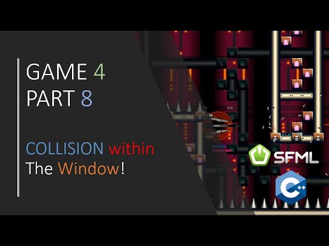 Learn C SFML Simple 2D Games Easy Platformer pt 8 Collision with the window - Mind Luster