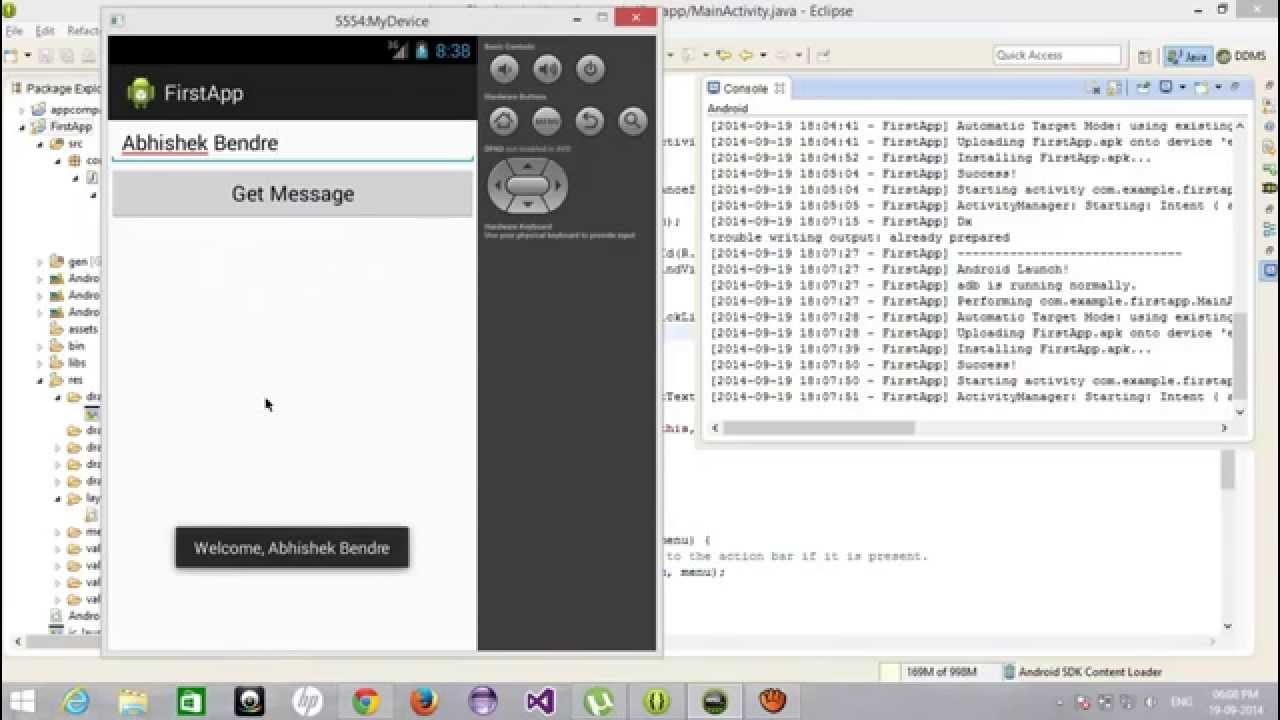 Free Android Application Development Tutorial 08 - EditText Control in Android