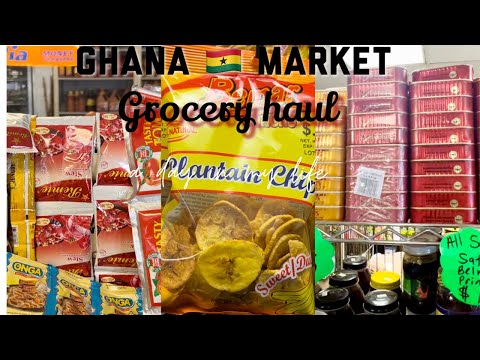 AFRICAN MARKET GROCERY HAUL ||GHANA 🇬🇭 MARKET || SYRACUSE NEWYORK ||