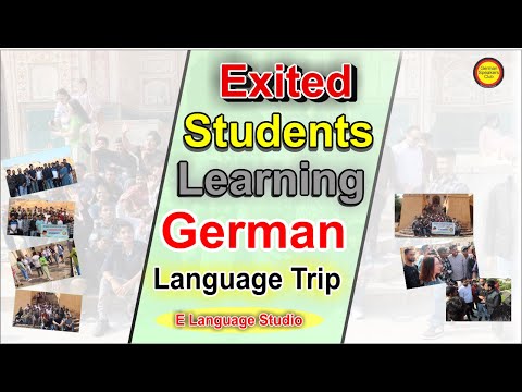 Exited students learning German @ Language trip - E Language Studio