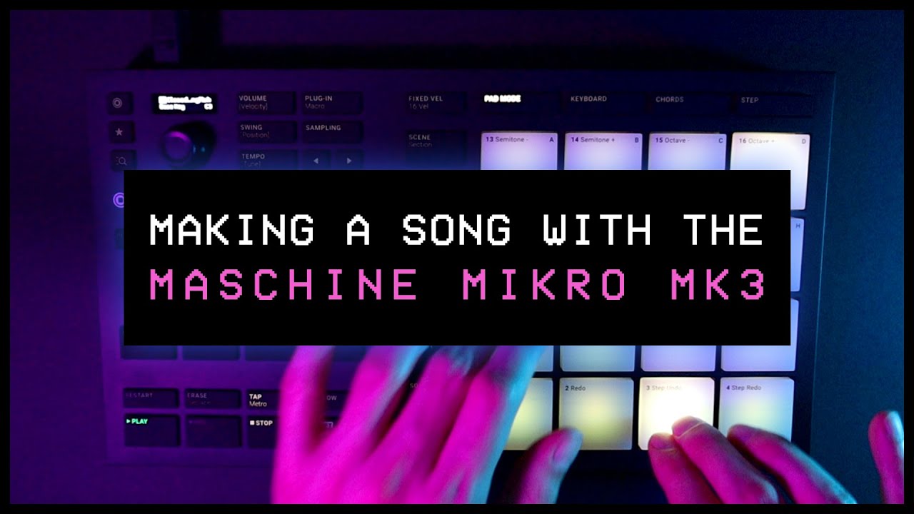 Making a Dark Boom Bap Beat with the Maschine Mikro Mk3