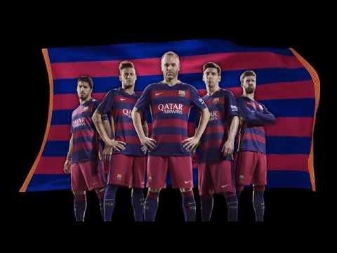 Nike and FC Barcelona unveil bold new home and away kits for 2015-16