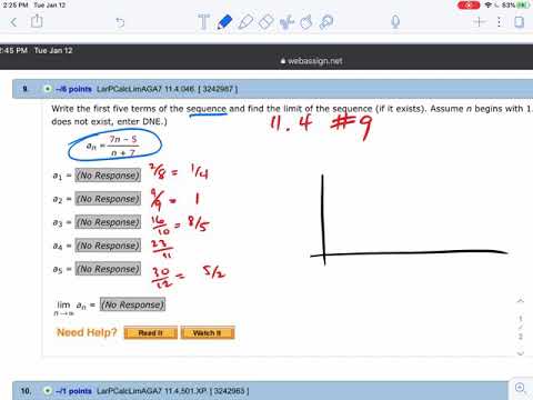 11.4 #9 WebAssign