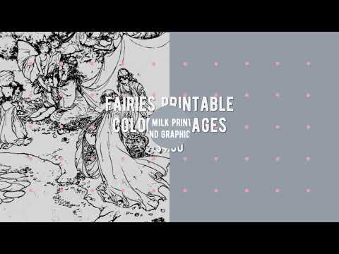 Fairies Printable Coloring Pages - printable coloring pages of fairies for adults