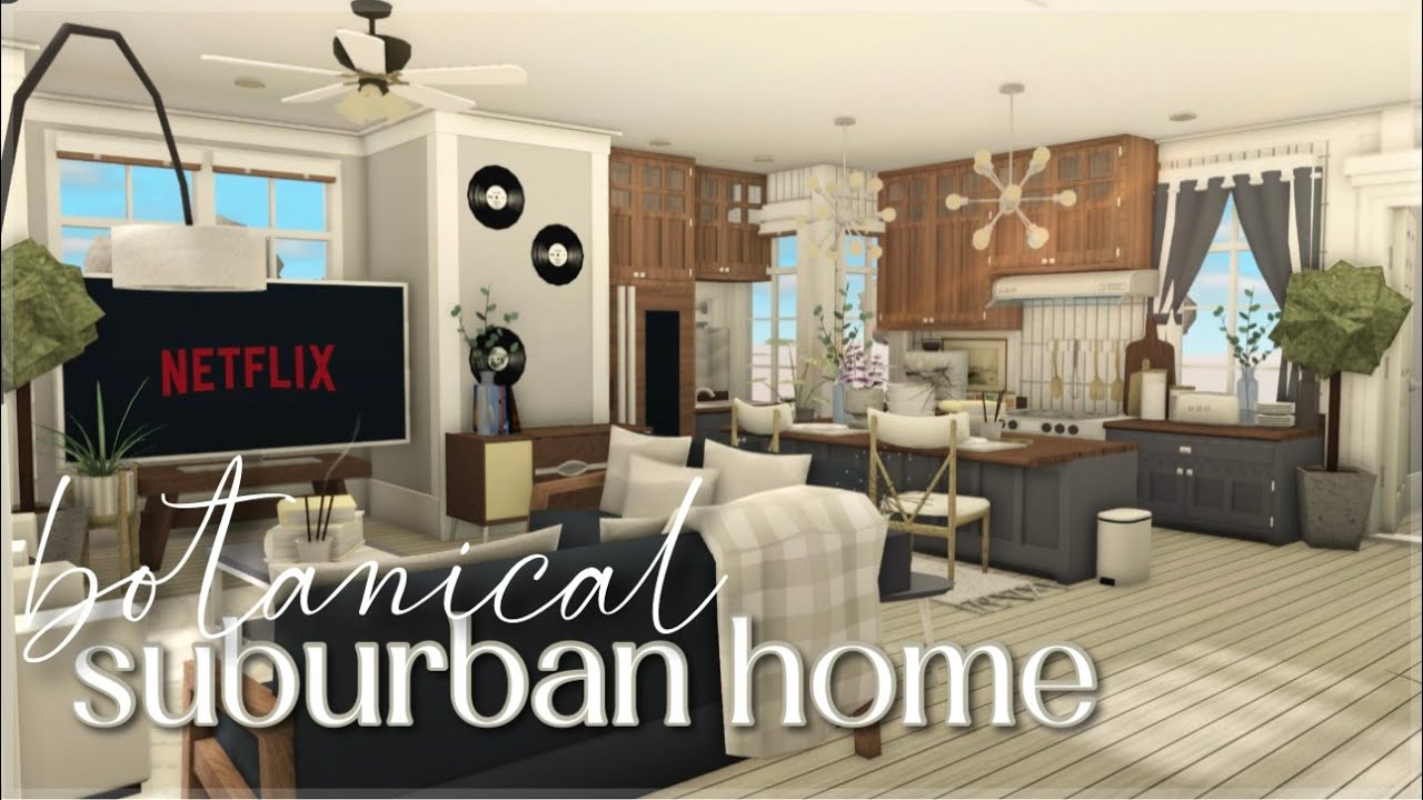 Bloxburg | Botanical Suburban Family RP Home | Roblox | House Build