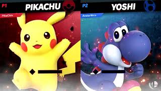 Yoshi Vs Pikachu