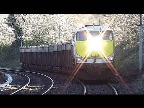 IE 071 Class Locomotive (075) with Ore Wagons - Raheny Station
