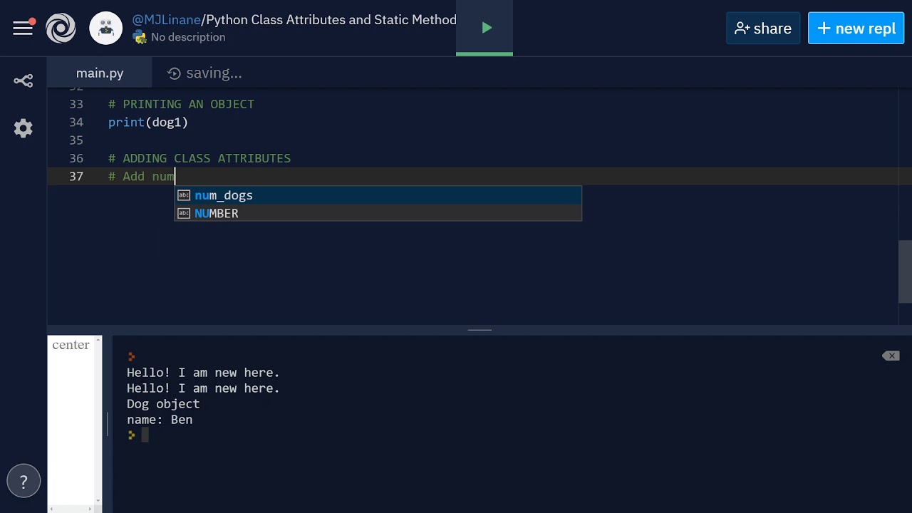Python Classes (Class Attributes and Static Methods)