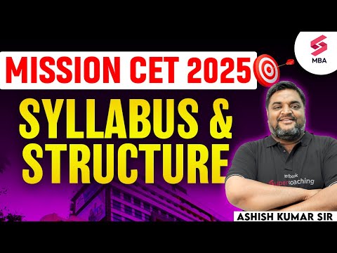 🎯Mission MAH MBA CET 2025 | Syllabus & Structure of MAH MBA CET Exam 2025 | Ashish Sir