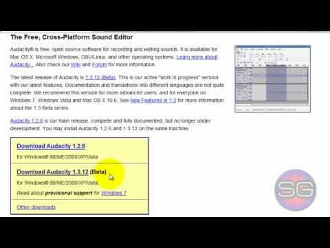 [How To] Download the best free audio editing software for free! Audacity!