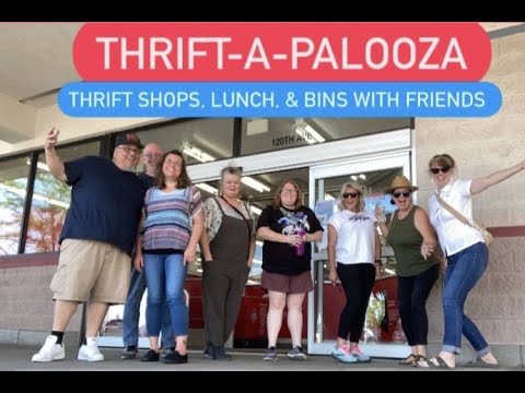 THRIFT-A-PALOOZA! Thrifting ALL DAY with Friends at Arc Thrift Store & The Goodwill Bins in Denver!