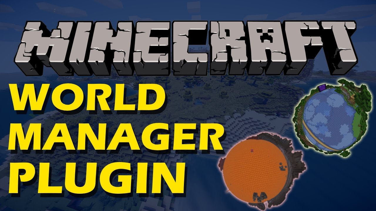 GUI World Creation in Minecraft with World Manager Plugin