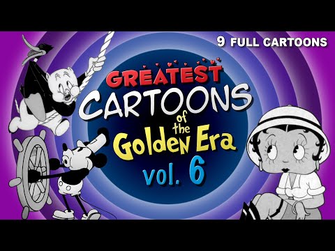 Greatest Cartoons of the Golden Era Vol. 6 • Best Black & White Cartoons • 9 Full Cartoons • TV-PG
