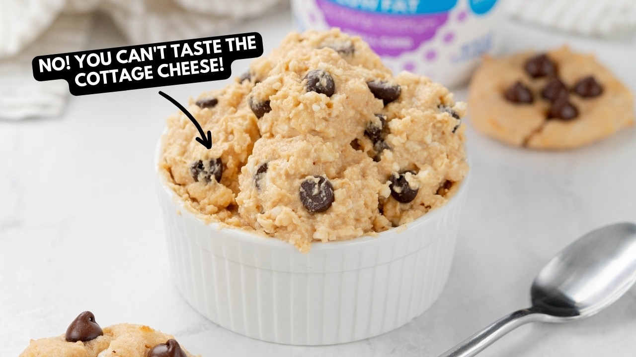 Edible Cottage Cheese Cookie Dough | 26g Protein