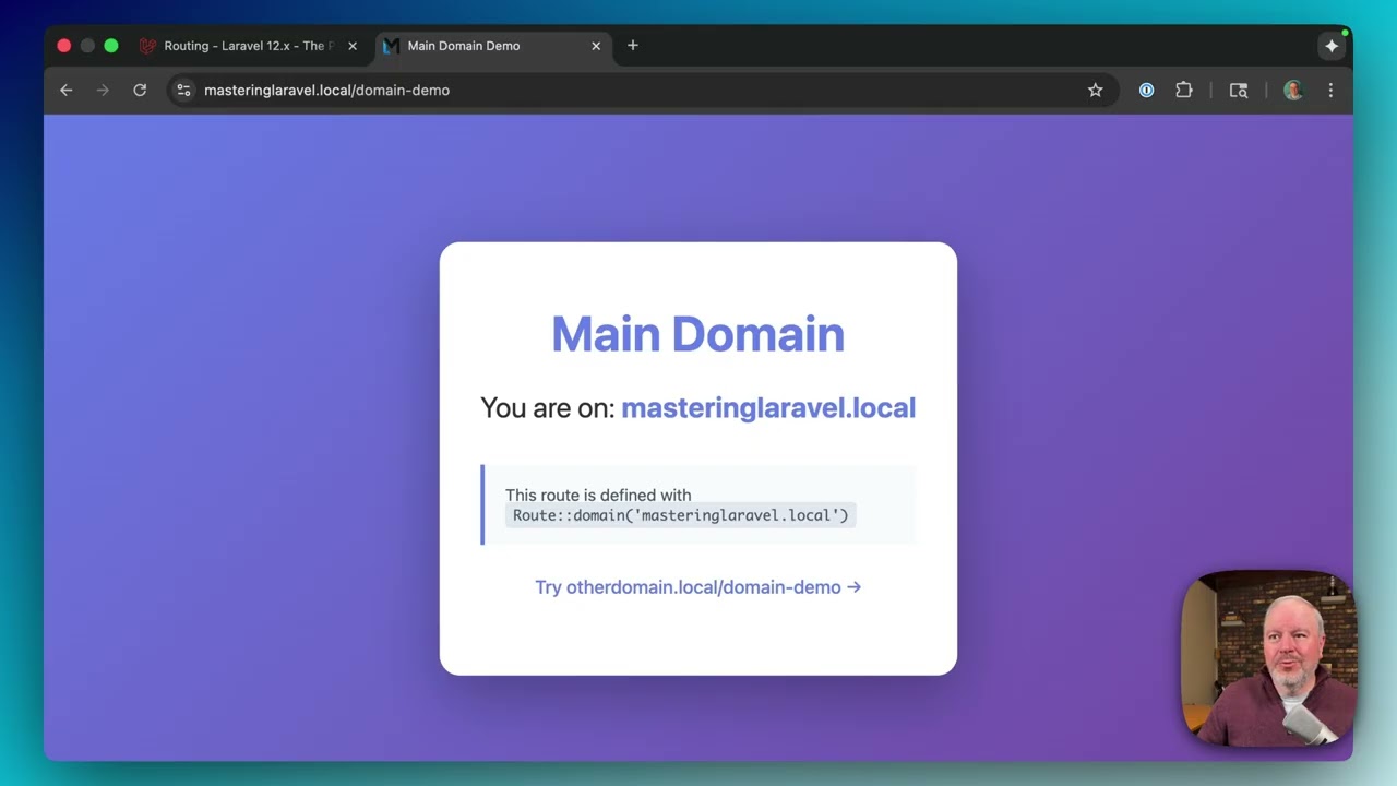 How to route based on the requested domain